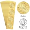 Amazon.com: Anwyll Gold Seals Stickers for Certificate - 2In 100Pcs ...