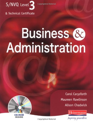 Buy S/NVQ Level 3 Business & Administration Student Book (S/NVQ ...