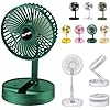 Amazon.com: Telescopic Folding Fan - 2024 New Portable USB Rechargeable ...