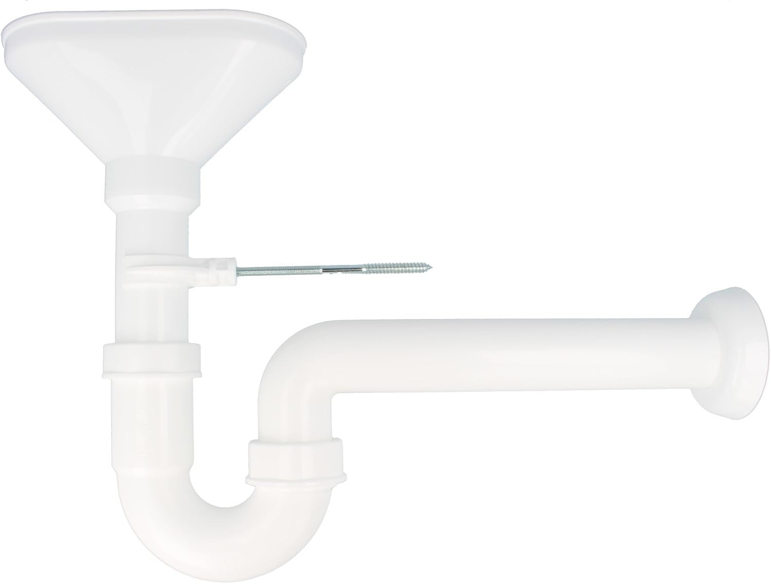 Tecuro Funnel Trap Odour Trap Funnel Drain with Wall Connection ...