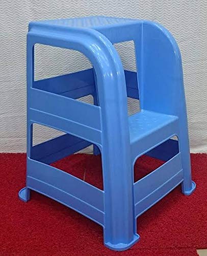 Samruddhi Plastic Stool Stepper Indoor and Outdoor Purposes(Blue ...