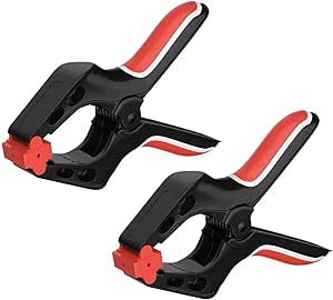 Spring Clamps, 6 Inch Plastic Clamps for Woodworking, Large Heavy Duty ...