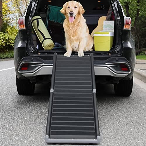 Amazon.com : Upgrade 63" L Foldable Pet Ramp with Built-in Metal Frame ...