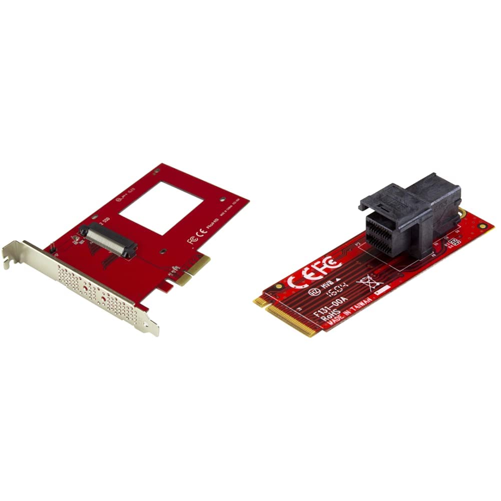 Amazon.com: StarTech.com U.2 PCIe NVMe SSD Adapter for Desktop ...