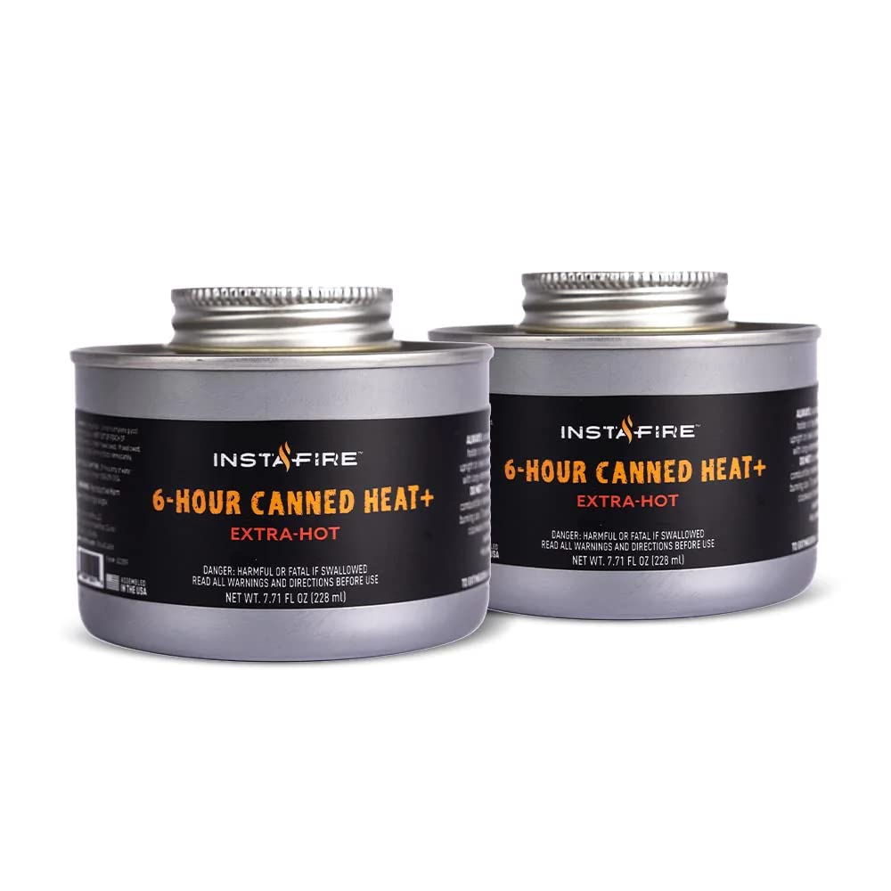 Amazon.com: Canned Heat+ & Cooking Fuel (2-pack) (Compact, Off-Grid ...