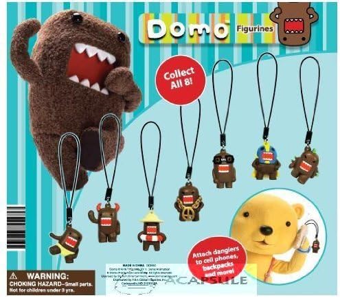 Amazon.com: DOMO 3D Figure Cell Phone Charm, Camera Charm, Zipper ...