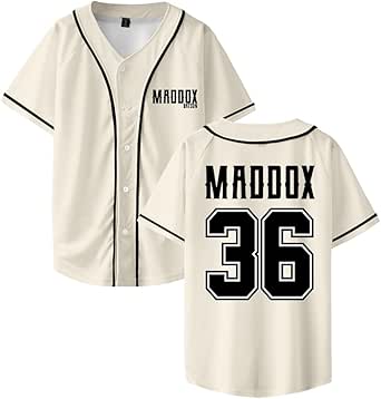 Amazon.com: Maddox Batson Jersey Maddox 36 Logo Merch Baseball Jacket ...