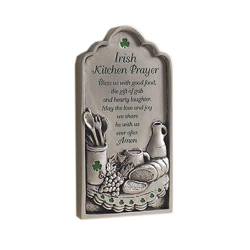 Amazon.com: Elysian Gift Shop Irish Kitchen Blessing Raised Silver ...