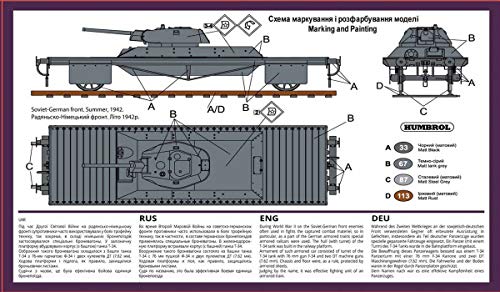 UMT 674-1/72 –"Tank Destroyer Armored Platform (German arm. Train ...