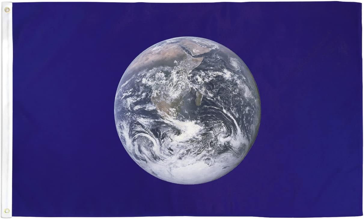 Amazon.com : New 3x5 Earth Day Flag Environmental Planet GLOBE WORLD ...