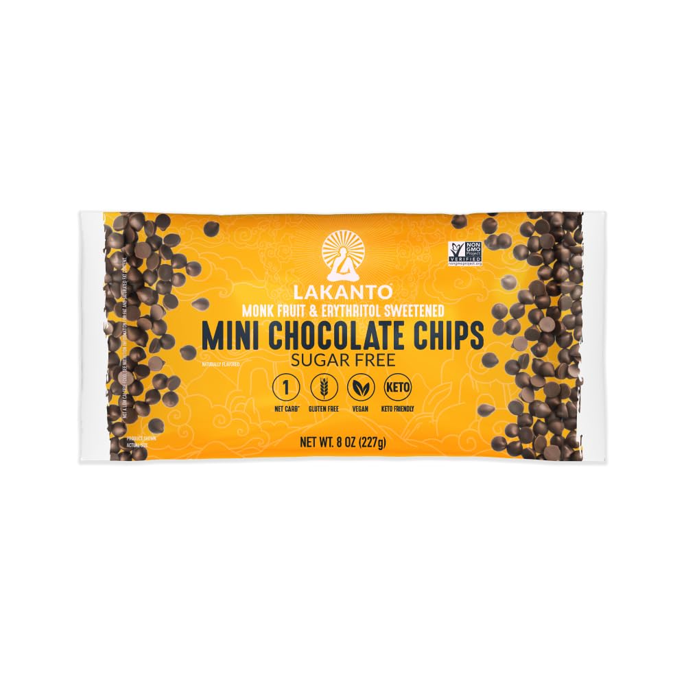 Snapklik.com : Lakanto Sugar Free Mini Chocolate Chips - Monk Fruit ...
