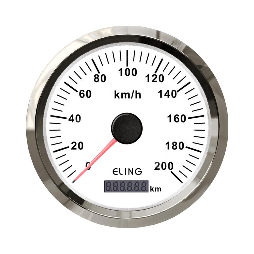 ELING 110mm 200km/h GPS Speedometer Odometer Gauge for Car Trailer Boat ...