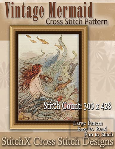 Best Mermaid Cross-Stitch Patterns for Enchanting Stitchers - Totally ...