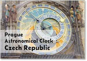 Amazon.com: Prague Astronomical Clock (Orloj), Fridge Magnet : Home ...