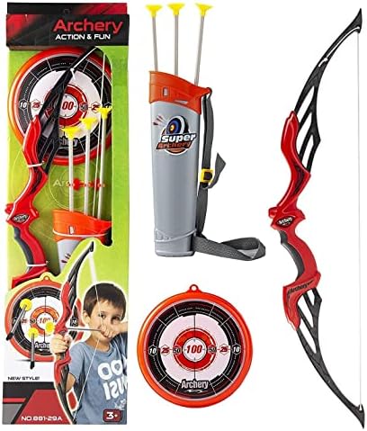 Cable World Sports Super Archery Bow and Arrow Set with Dart Target ...