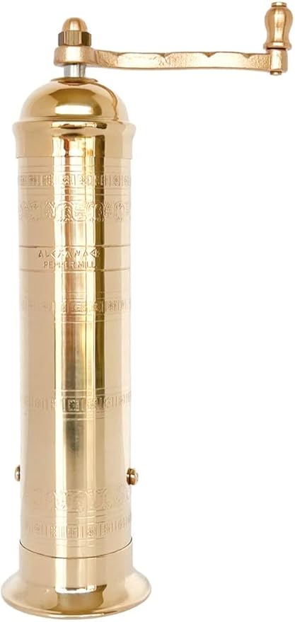 Amazon.com: The Original European Pepper Mill 10'' Brass Pepper Mill ...
