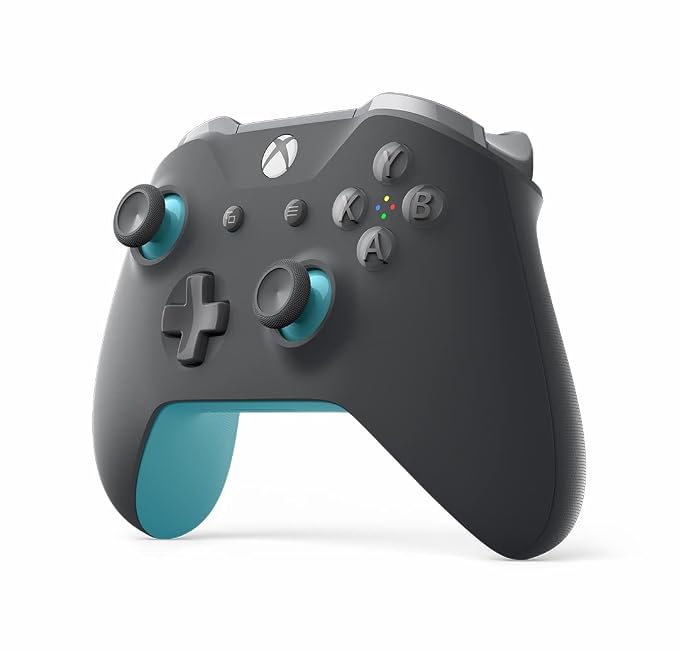 Buy Microsoft Xbox One Wireless Controller - Grey and Blue Online at ...