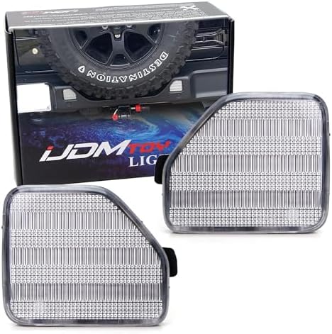 Amazon.com: iJDMTOY White/Clear Lens Rear Bumper Reflector Lenses ...