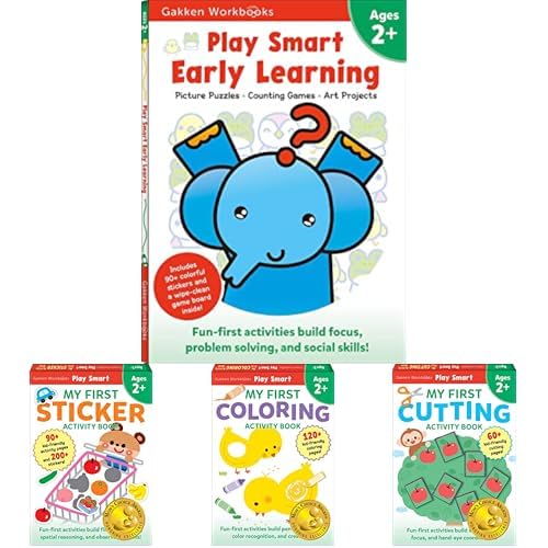 Play Smart Starter Bundle for Ages 2+: 4-Book Essential Set (stickers ...