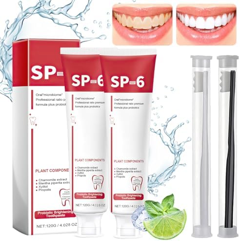 Amazon.com: Sp-6 Ultra Whitening, Sp-6 Probiotic Whitening Toothpaste ...
