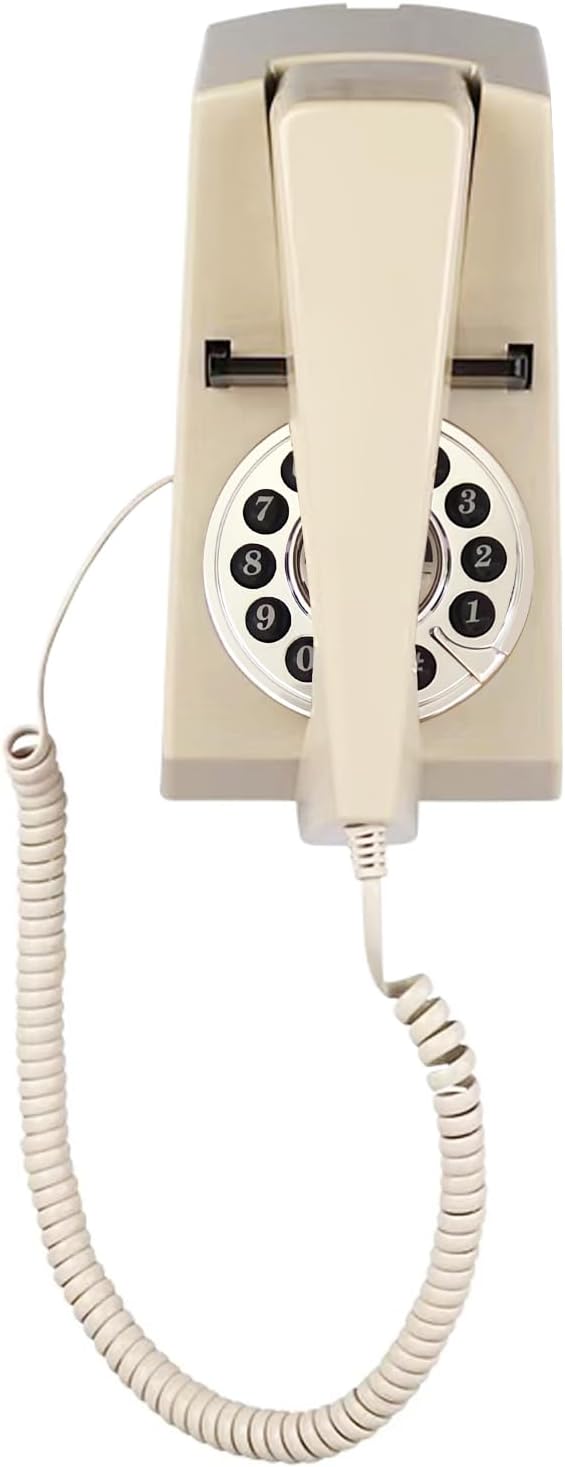 Amazon.com : Landline Phones for Home, Corded Wall Phone, Retro House ...