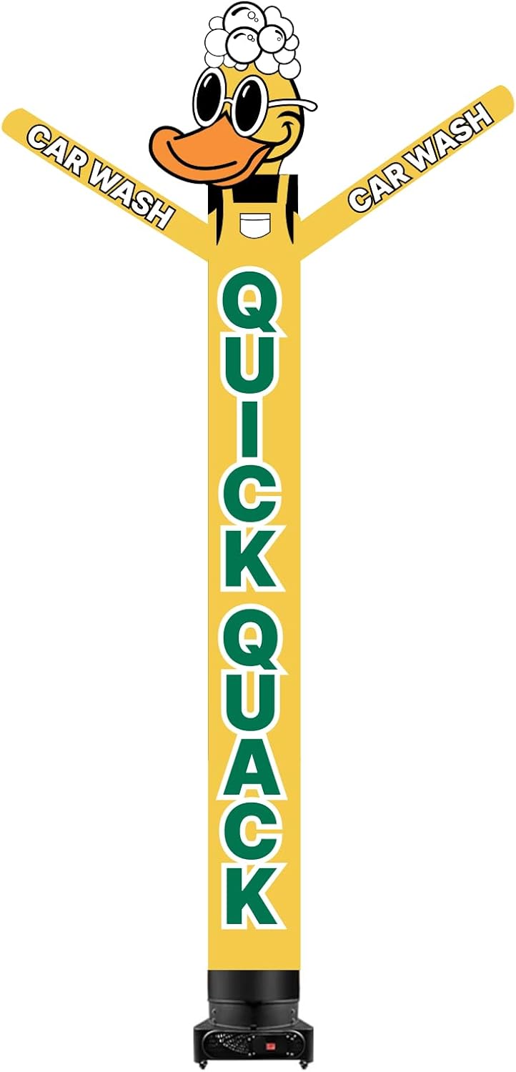 Amazon.com: 20ft Quick Quack Car Wash Air Inflatable Dancer Tube Man ...