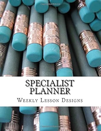 Weekly Specialist Planner: Music, PE, Science, Etc. (Integrated ...