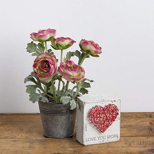 Snapklik.com : Primitives By Kathy 34248 Rustic White String Art Box Sign