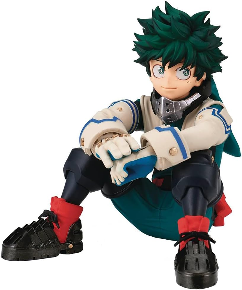 Amazon.com: LUNK Midoriya Izuku Figures Sitting MHA Action Figure ...