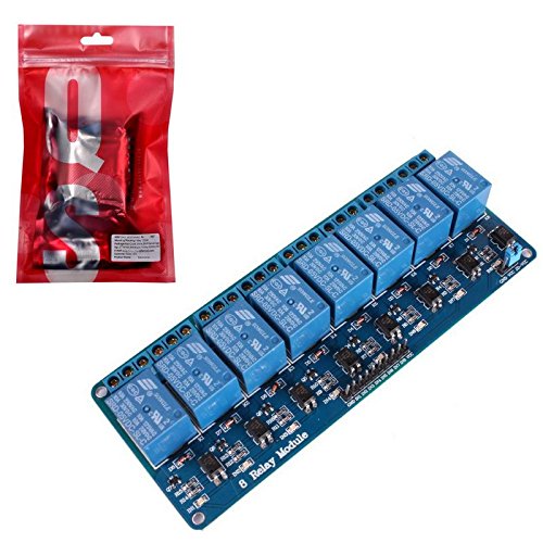 Buy Quad Store - 8 Channel 5v Relay Module for Arduino ARM PIC AVR MCU ...