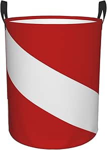 Amazon.com: Scuba Diving Deep Dive Flag Portable Laundry Basket ...