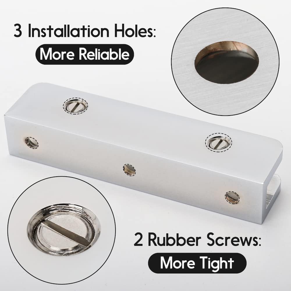 Snapklik.com : LukLoy Solid Brass Glass Shelf Bracket