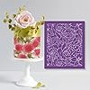 Amazon.com: BEERBINGER Cake Mesh Stencil Lace Flower Grass Fabric Cake ...