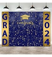 Amazon.com : Lofaris Graduation Backdrop Preschool Class of 2024 ...