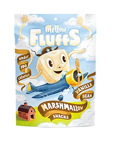 Amazon.com : Delicious Mellow Fluffs! Marshmallow Snacks! 4oz Per ...