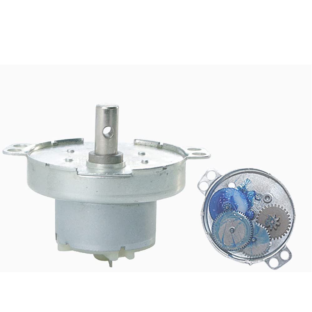 Amazon.com: Disc Type DC Gear Motor 12V 9rpm Micro Low Speed JS50T ...