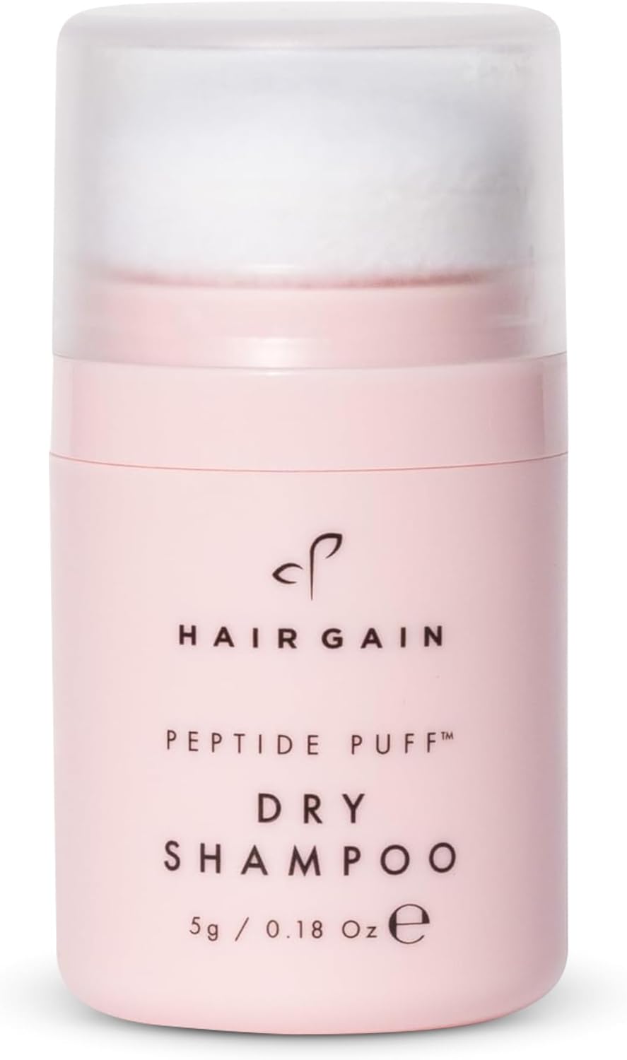 Hair Gain Peptide Puff Travel Size Mini Dry Shampoo for Hair Growth and ...
