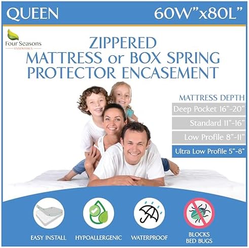 Amazon.com: SafeRest Premium 9" Thick Box Spring Encasement ...