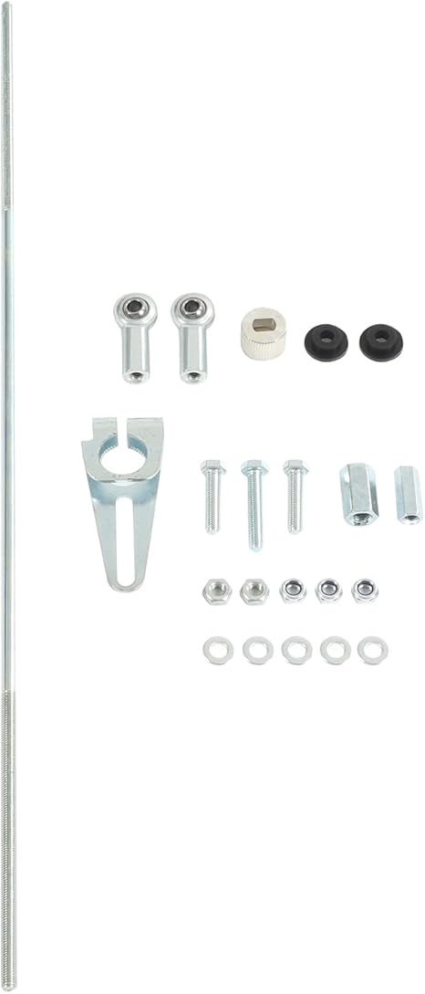 Aramox Adjustable Column Shift Linkage Kit 24in Rod Length 6in Threaded ...