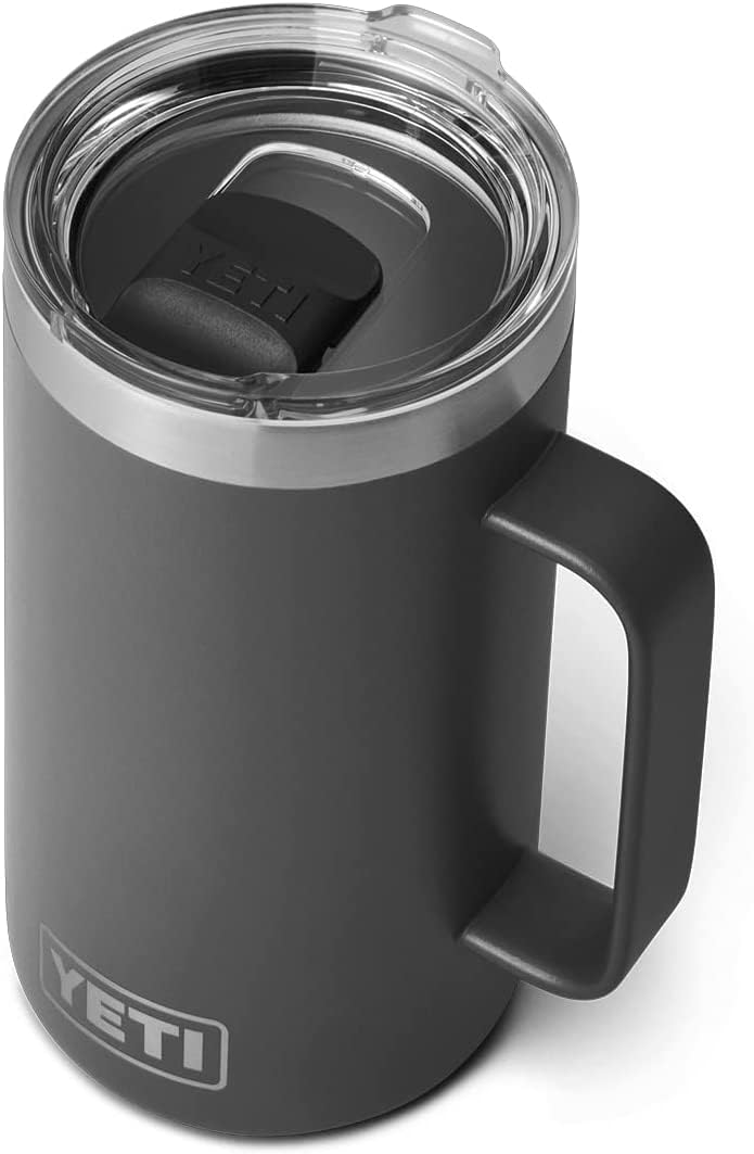 YETI Rambler Mug, Vacuum Insulated Stainless Steel Stackable Mug with ...