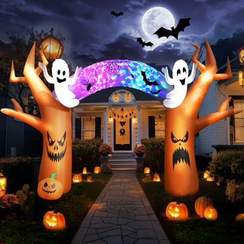 Amazon.com: Joiedomi 8 FT Tall Halloween Inflatable Scary Tree Archway ...