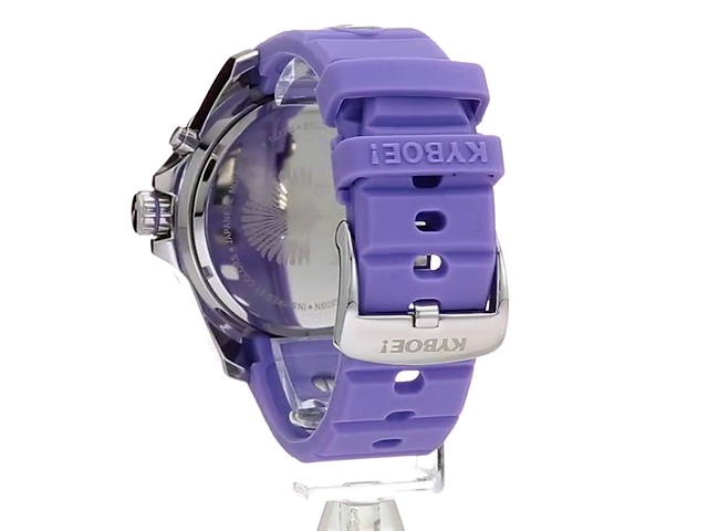 Watch KYBOE! Power Stainless Steel Quartz Watch with Silicone Strap ...