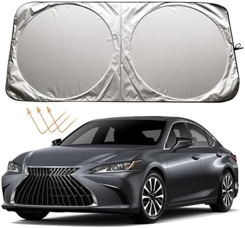 Amazon.com: XHRING Windshield Sun Shade for Lexus is IS250 IS350 IS300 ...