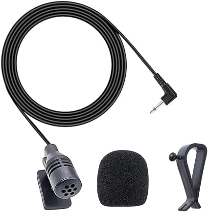 Amazon.com: MICMXMO 2.5mm Microphone Assembly Mic for Car Vehicle Head ...