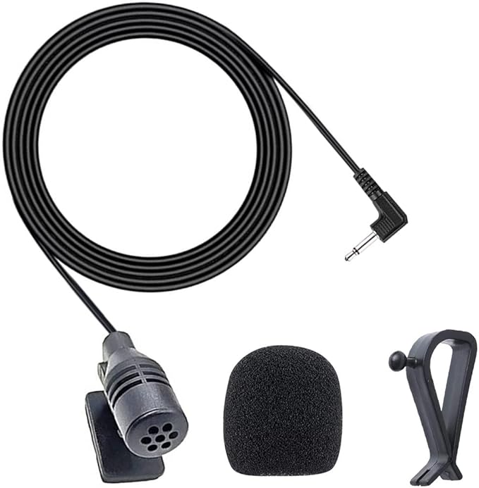 MICMXMO 2.5 mm Car Microphone External Assembly Replacement Mic for ...