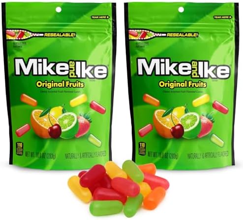 Amazon.com : Mike and Ike Candy, Original Fruits, 4.25oz Theater Box ...