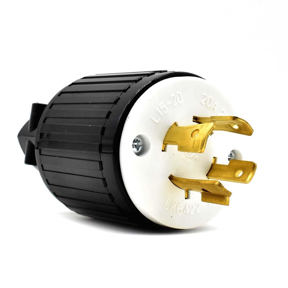 Superior Electric YGA029 Twist Lock Electrical Plug, 4P 20A 250V - NEMA ...