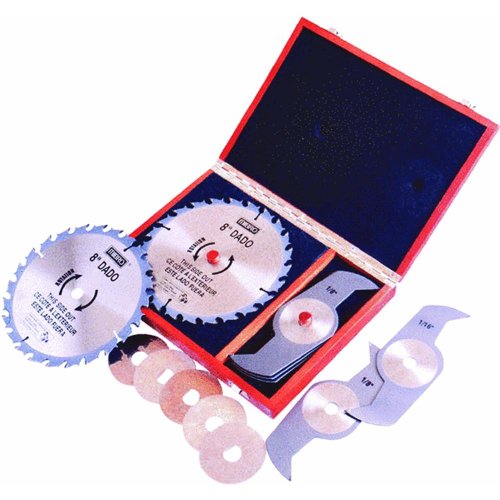 Snapklik.com : MIBRO 416371 Stacking Carbid Tipped Circular Dado Blade Set