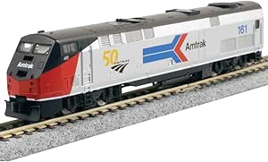 Amazon.com: Kato N Scale GE P42 Genesis Locomotive (DCC Equipped) Amtrak #161 (Phase I/50th ...