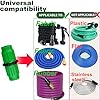 Amazon.com : 10 Sets Expandable Garden Hose Repair Kit, Plastic Flex ...
